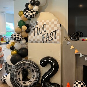 Two Fast Birthday Banner Printable Template - Etsy