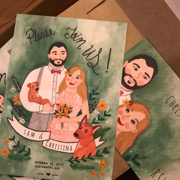 Custom Family Tree Painting, Genealogy Family Portrait Artwork, Digital ...