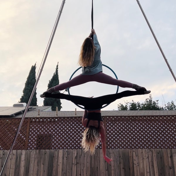 Lyra, Trapeze Hoop, Cerceau, Flat Top, Yoga Hoop, Circus Equipment ...
