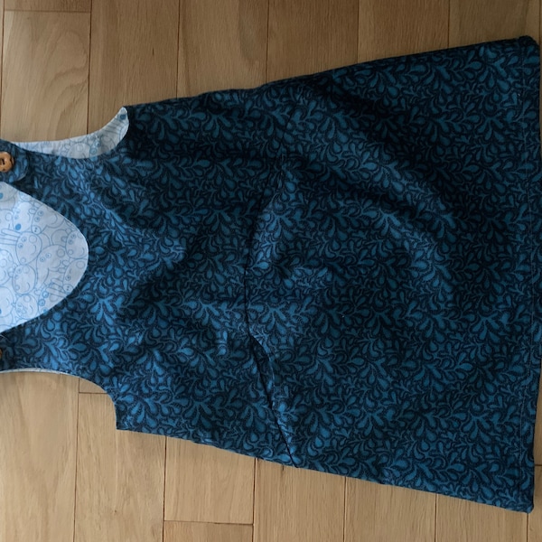 Easy Girl Pattern | A Line Overall Jumper Dress PDF Sewing Pattern for ...