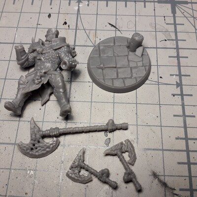 Demonic Lord Heretic Knights Ghamak Resin Miniatures for Tabletop Dnd ...