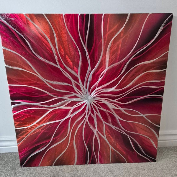 Modern, Abstract, Contemporary Metal Wall Art, Sculpture, 3D Effect, by ...