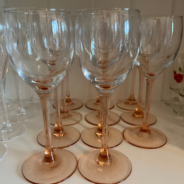 A Set of 5 Vintage Stuart Crystal Port or Sherry Glasses in Ludlow ...