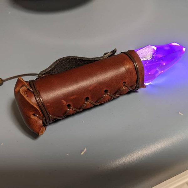 Magic Crystal Light Torch for LARP Fantasy Renaissance - Etsy