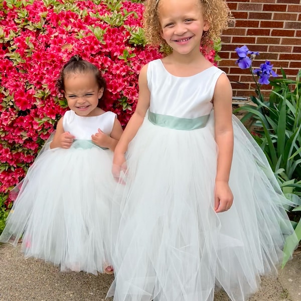 Royal Blue Flower Girl Dress, Royal Blue Tutu Dress, Girl Baby Toddler ...