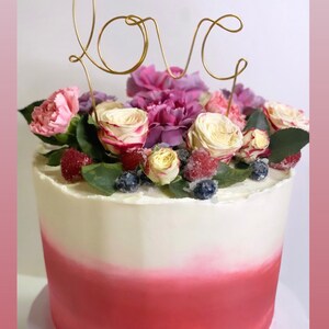 Wedding Wire Cake Topper We Do Love Rustic Country Copper Birthday ...