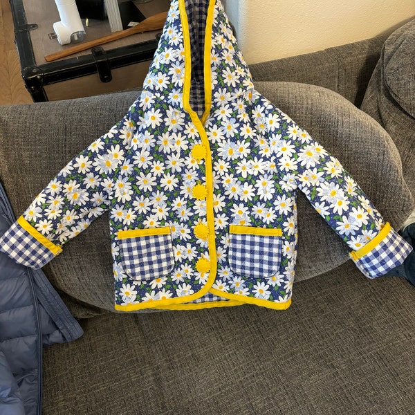 Quilted Hooded Tamarack Style Jacket PDF Pattern / Digital Sewing Pattern for Babies, Toddlers ...