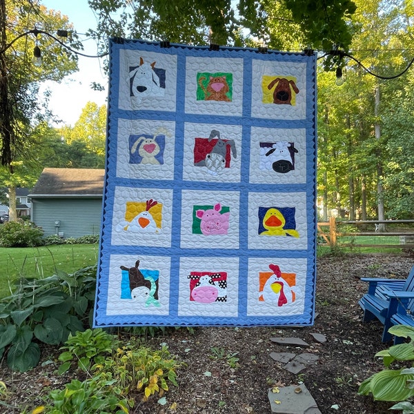 Amy Bradley Designs Animal Whimsy Quilt Pattern - Etsy