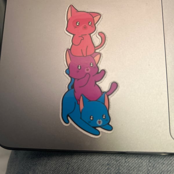 BI PRIDE STICKER | Love Sticker, Bisexual Pride Sticker, Lgbt Sticker ...