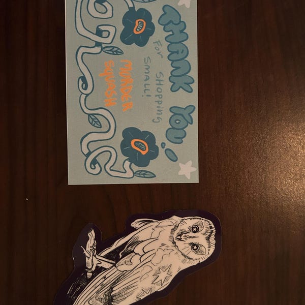 Star Deer + Owl Sticker Waterproof/vinyl - Etsy