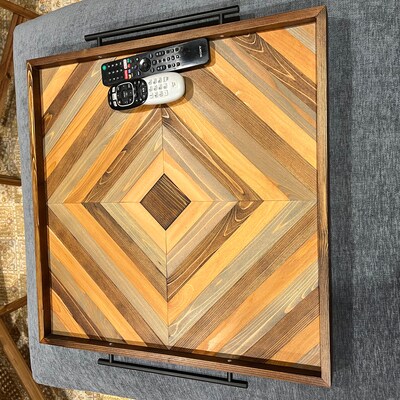 Chevron Wood Table Top, Console Table Top, Geometric Wood, Bar, Chevron ...