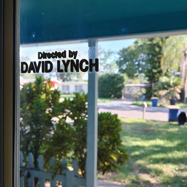Directed by David Lynch Stickers original - Etsy