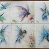 Robin Watercolour Art Glass Splashback, Backsplash, Printed Glass Tile ...