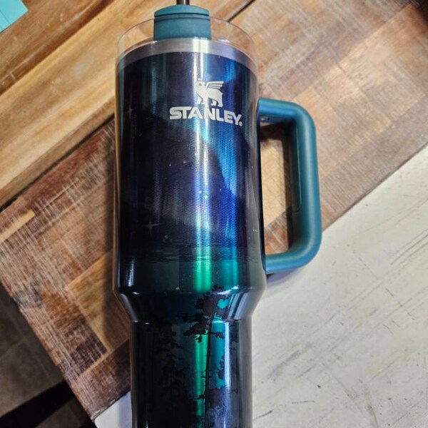 Mountain Scenic Galaxy Authentic Stanley Quencher 40oz Sublimated SS ...