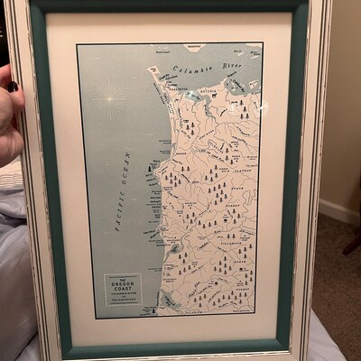 Eagle Cap Wilderness in the Wallowa Mountains, Oregon, Letterpress Map ...