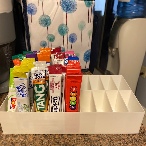 Water Flavor Packet Organizer - Large - Etsy