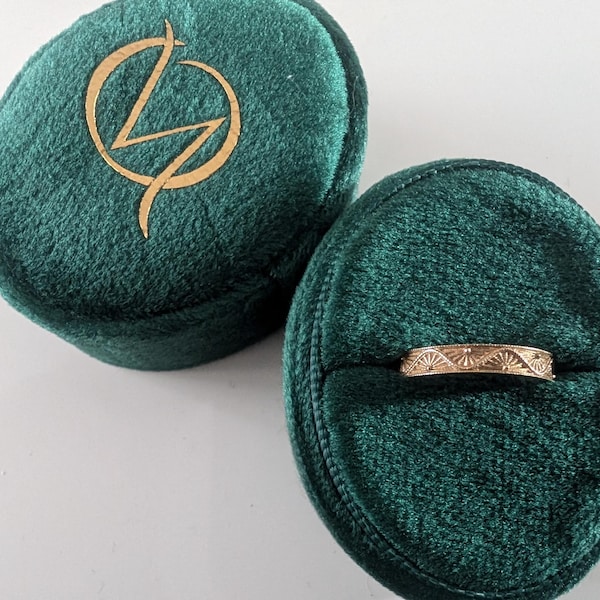 1.3ct Moissanite Toi Et Moi Ring, Solid Gold Emerald and Pear Cut ...