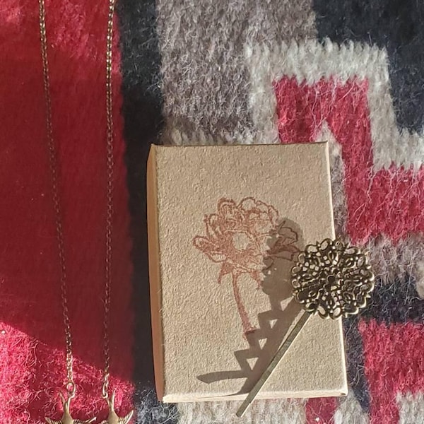 Victorian Floral Bouquet Pattern Cameo Necklace With Leafy Flourish ...