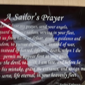 United States Navy Sailors Prayer Metal Wall Decor Gifts for US Navy ...