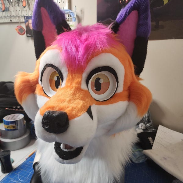 PDF TEMPLATE: Fursuit Head Base - Fox! Digital Download - Etsy