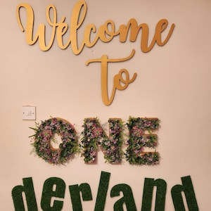 Large 12/30cm 3D Wall Letters Moss Wall Art Faux - Etsy