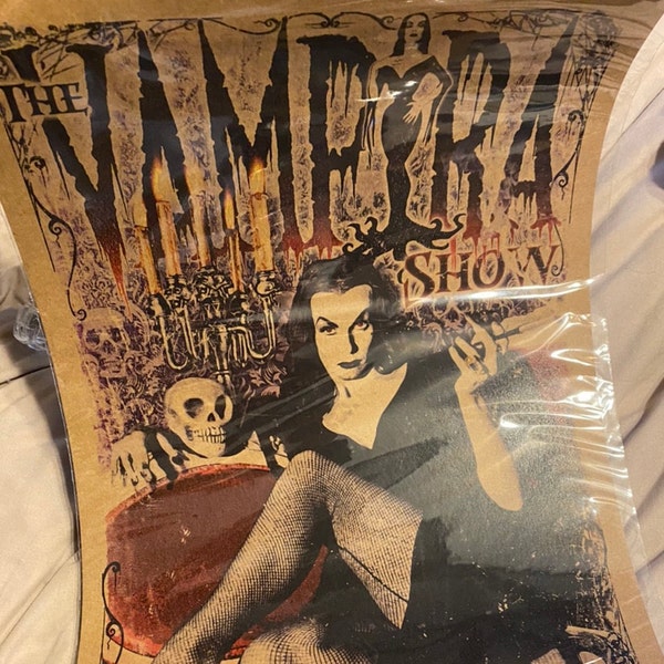Vampira Poster. the Vampira Show. 12x18. Kraft Paper. Goth. Vampire ...