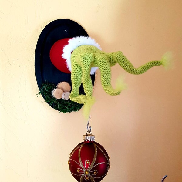 Grinch Hand Crochet Pattern - Etsy Australia