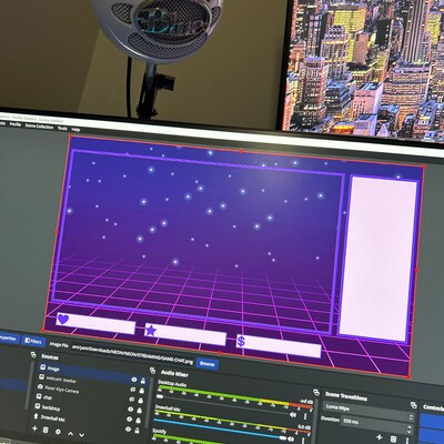 Rumple's Pastel Overlay Kawaii Cute Pink Overlay Twitch Vtuber - Etsy