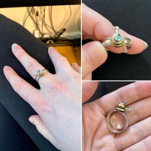 Statement Ring Sterling Silver Ring Science Ring Celestial Skies ...