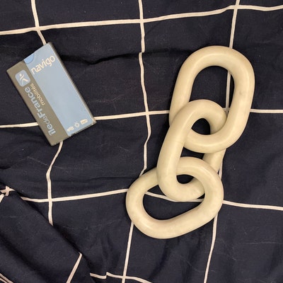 Marble White Chain Link Decoration - Etsy