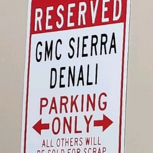 SSR Parking Sign, SSR Sign, Chevy SSR , Ssr Sign, Ssr Gift, Ssr Truck ...