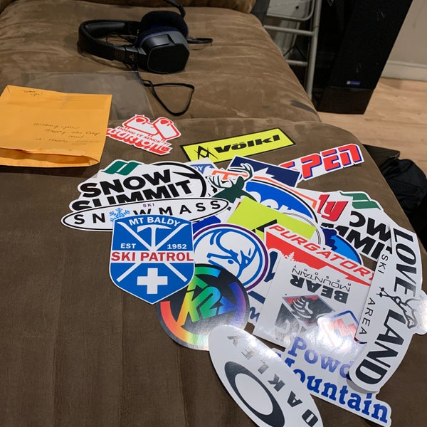 Ski Sticker Pack - Burton Oakley Alta K2 Aspen Kirkwood Volkl Park City ...