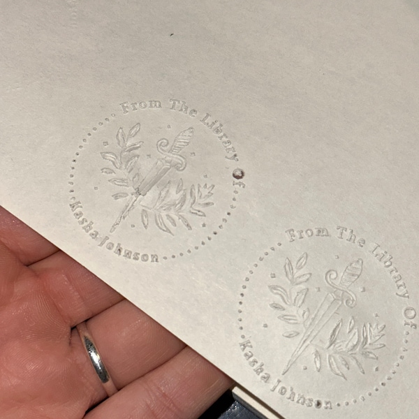 Personalized Wedding Embosser Stamp,chose Your Wedding Embosser,custom ...