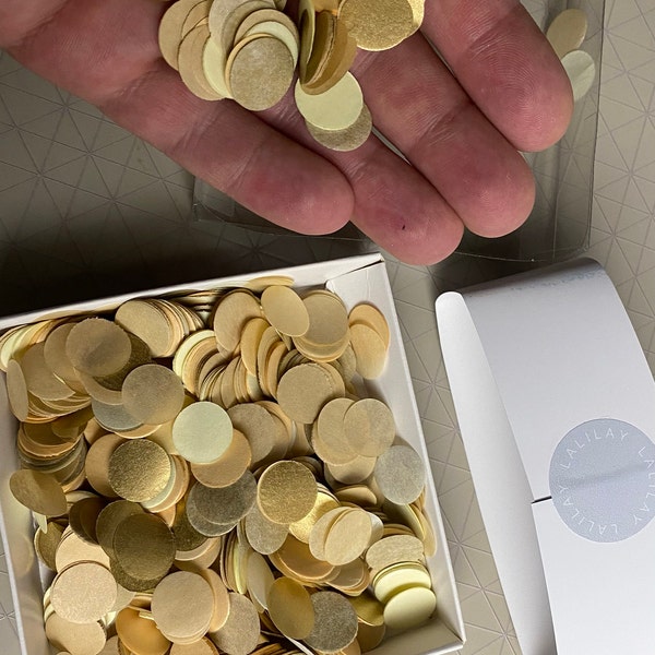 Biodegradable Wedding Confetti, Bulk Confetti, Rainbow Confetti Circles ...