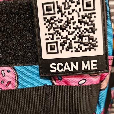 Rick Roll QR Code Meme Funny PVC Morale Patch - Etsy