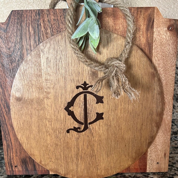 Two Letter Monogram Sticker, Couples Monogram, Custom Double Initials ...