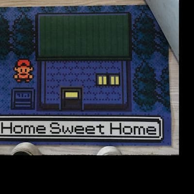 Pokemon gen II, home Sweet Home 18 X 24 Doormat Welcome Floormat - Etsy