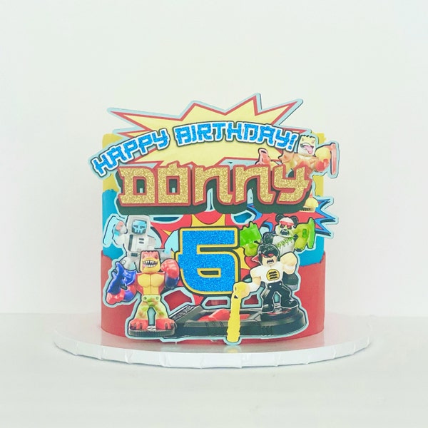 Akedo Warriors Cake Topper Birthday Pick Your Fav Characters - Etsy ...