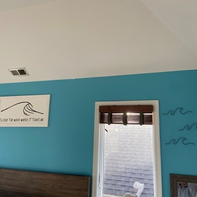 Wave Sign, Wire Wall Art, Ocean Wave Decor, Surf Wall Art, Nautical ...