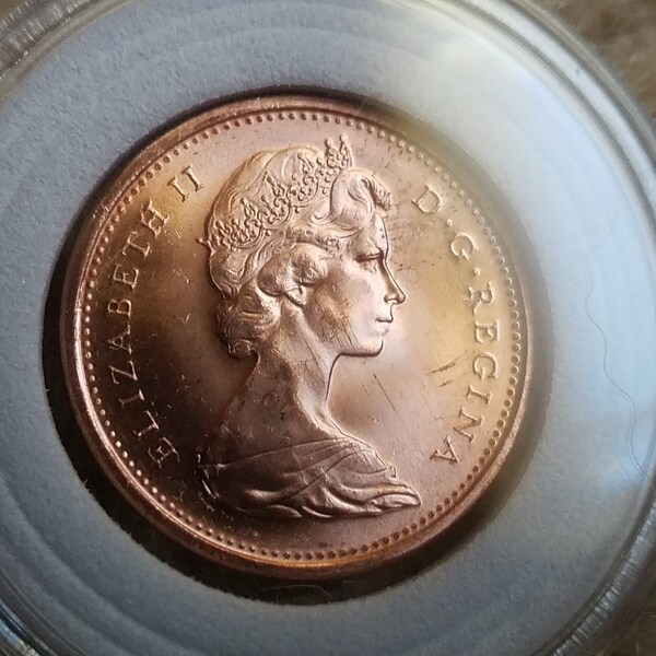 Canada 1967 1 Cent Copper Coin One Canadian Penny - Etsy Canada