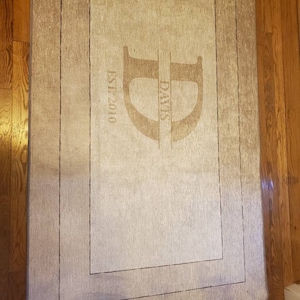 Family Name Entry Rug Personalized Entryway Rug Entrance Rug for Inside ...
