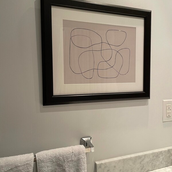 Abstract Scribble Fine Line Drawing. Download the Files and Print From ...