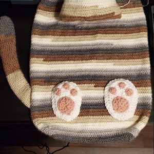 Baby Cat Cocoon Hat & Booties Crochet Pattern - Etsy
