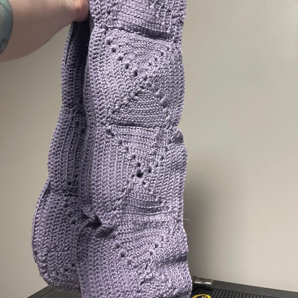 Rectangle Granny Square Crochet Pattern, Easy Granny Square Blanket ...