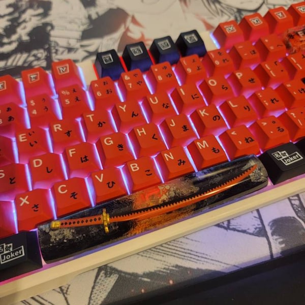 Custom Spacebar Keycap, Custom Keycap, Artisan Keycap, Character Custom ...