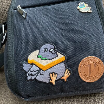 Fat Bread Pigeon Iron-on Patch - Etsy