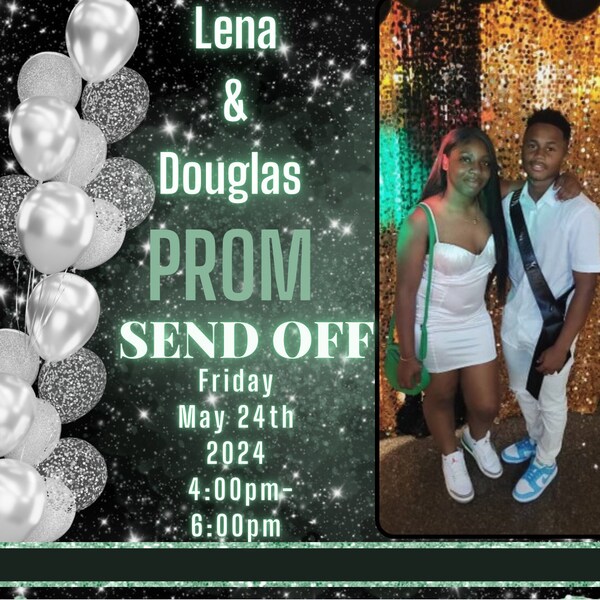 Prom Invitation Flyer, Prom Event Flyer, Prom Invitation, Prom Event ...