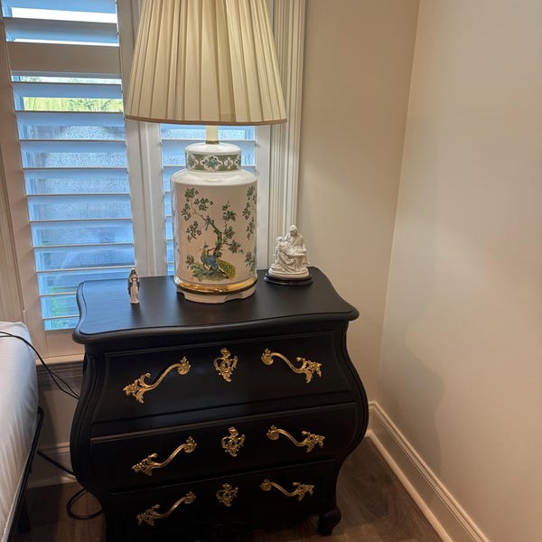 SOLD* Example Of: Antique Block Front Chest of Drawers Hand Painted ...