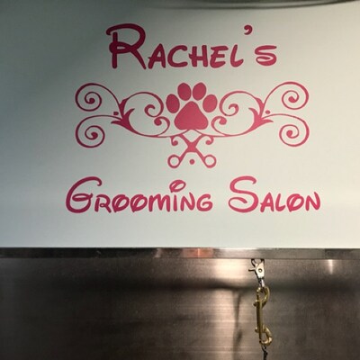 Grooming Salon Wall Decal Animals Vinyl Sticker Decals Petshop Dog ...