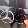 Silver Badge Mercedes-benz Star Grill Grille Emblem A2078170016 186mm ...